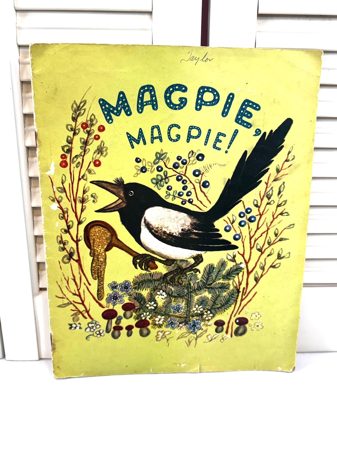 Vintage Book ~ Magpie Magpie ~ Illustrated by Y. Vasnetsov ~ A Book of ...