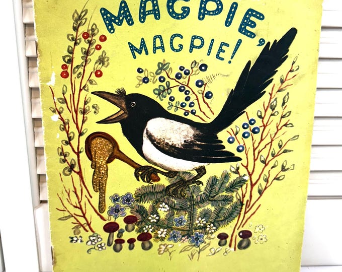 Vintage Book ~ Magpie Magpie ~ Illustrated by Y. Vasnetsov ~ A Book of ...