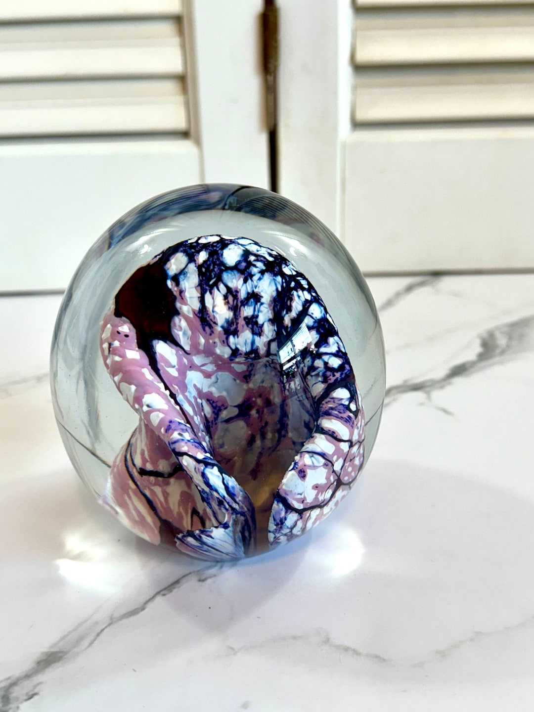 Vintage Robert Eickholt WMMA 1992 Art Glass Paperweight ~ Signed and ...