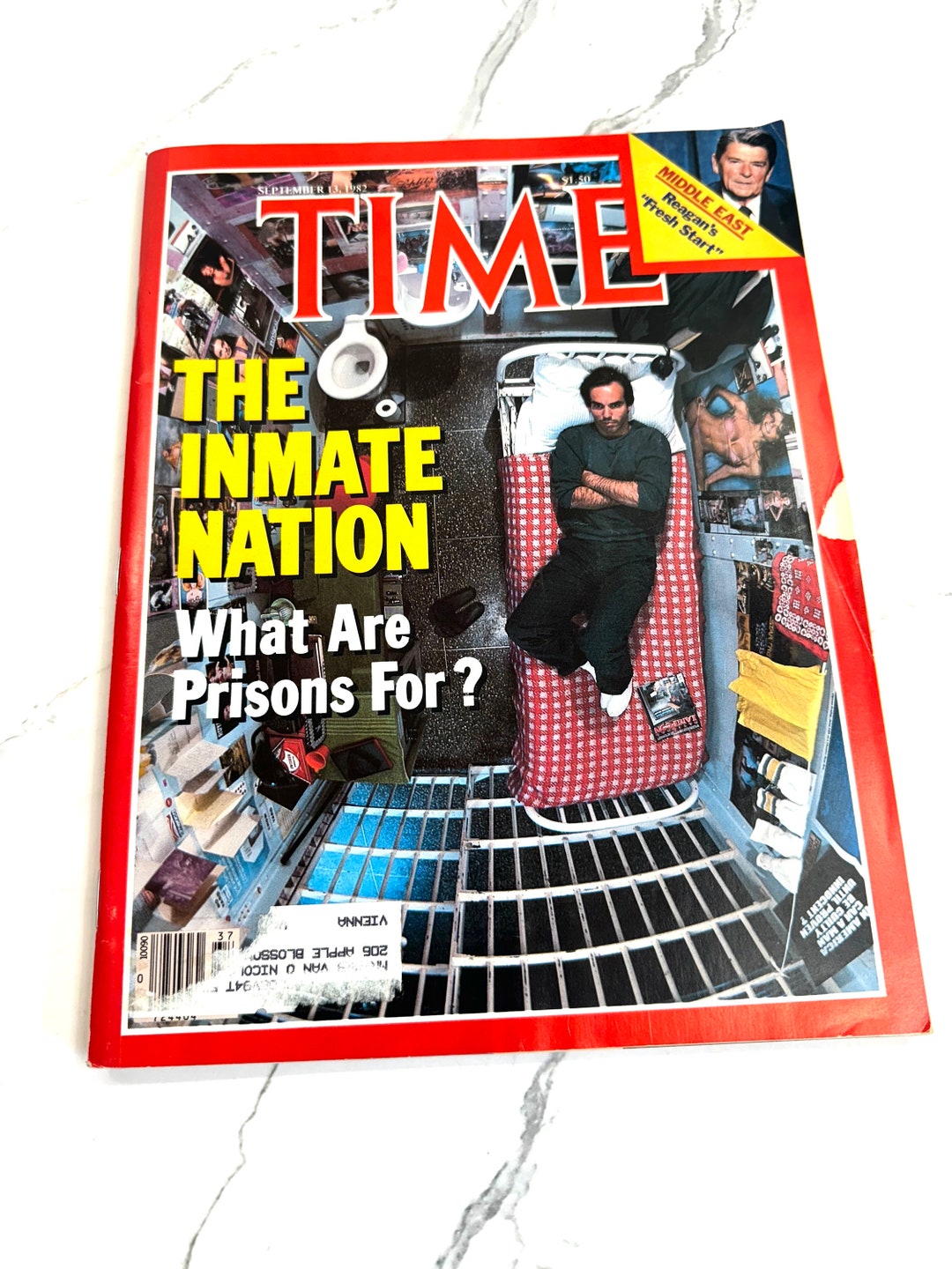 Vintage Time Magazine ~ Sept 13, 1982 ~ *shows a Little Wear and Tear ...