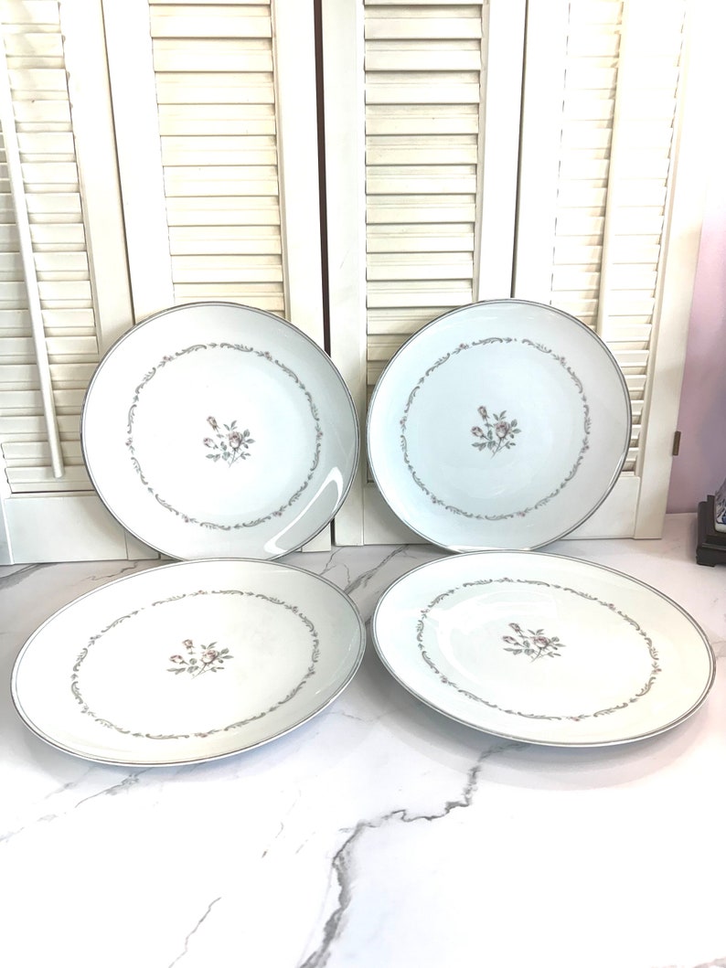 Vintage Noritake China Mayfair Dinner Plate ~ Set of Four ~ Made in ...