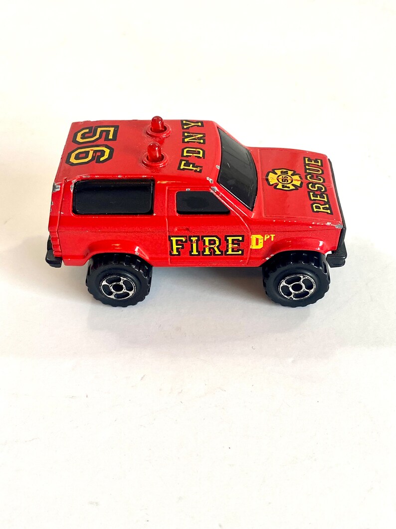 Vintage Collectible Majorette Die Cast Fire Dept Vehicle ~ Sonic ...