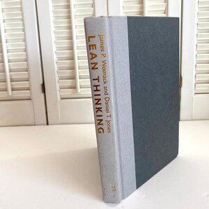 Vintage Book ~ Lean Thinking ~ James P. Womack & Daniel T. Jones ~ 1996 ~ Hardcover - Etsy