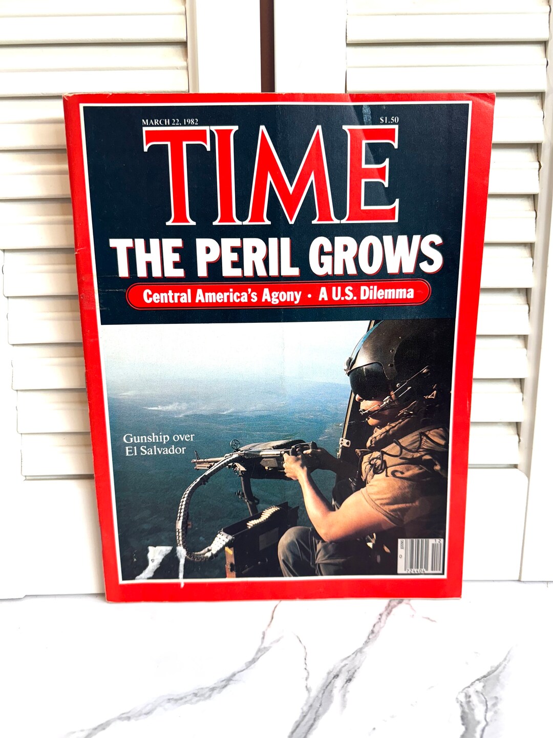 Vintage Time Magazine ~ March 22, 1982 *one Page is Torn - Etsy