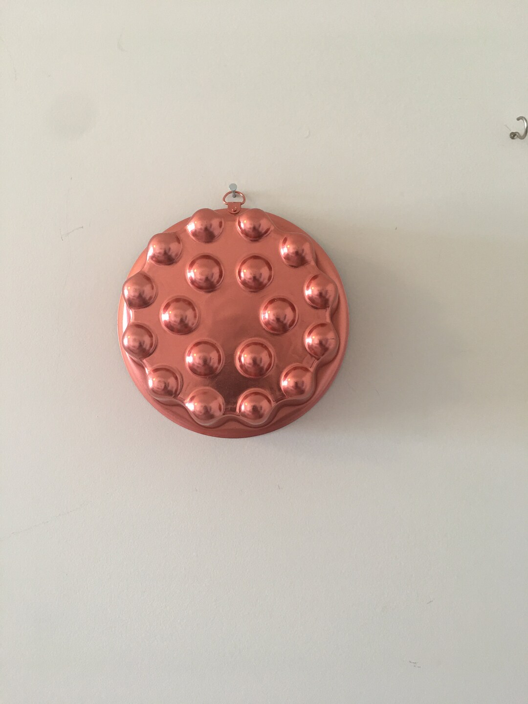 Copper Mold ~ Dotted Crown Shape ~dimpled Mold ~ Round Mold ~ Jello ...