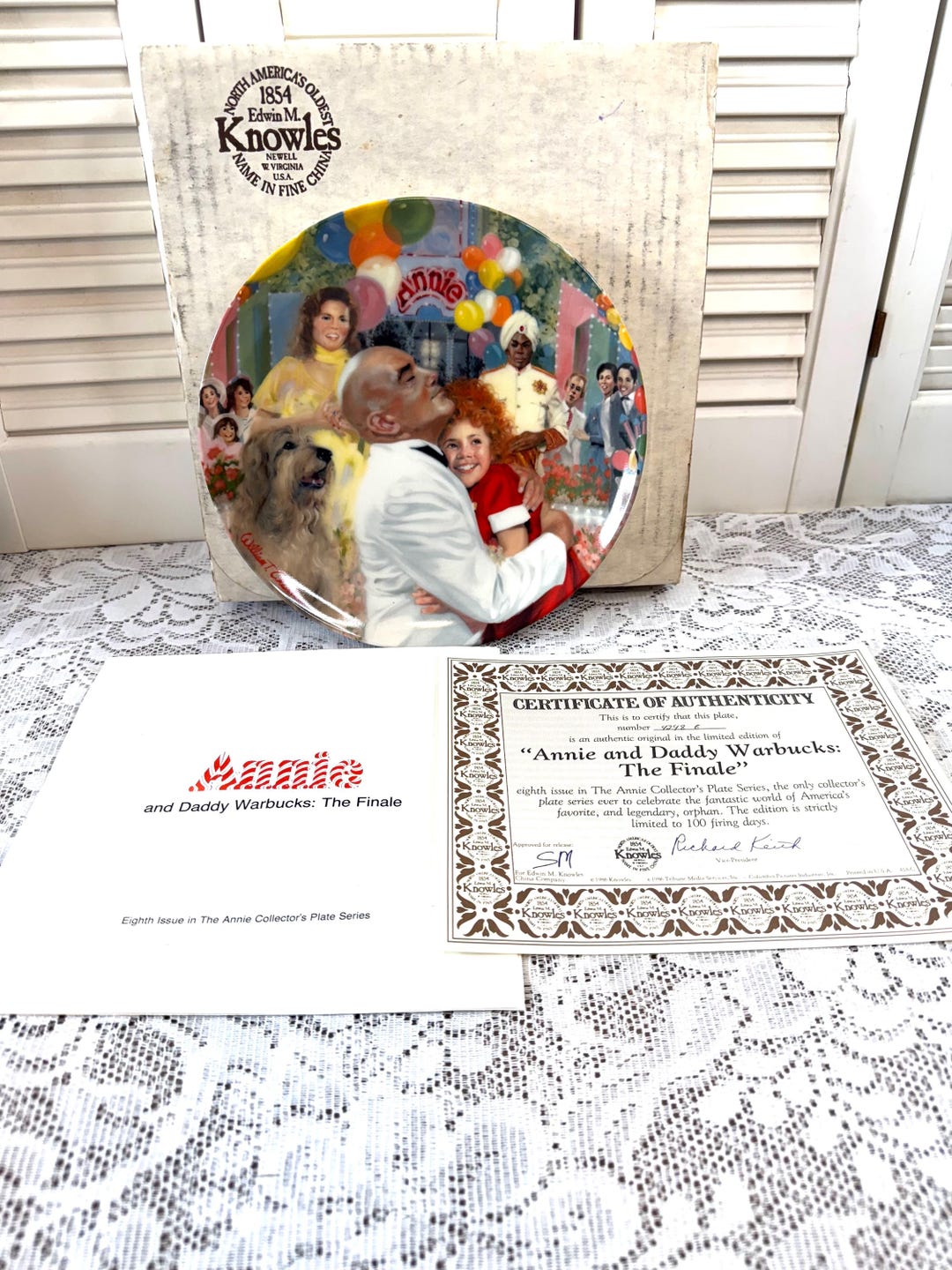 Vintage the Annie Collectors Plate Series Collectible Plate “annie and ...