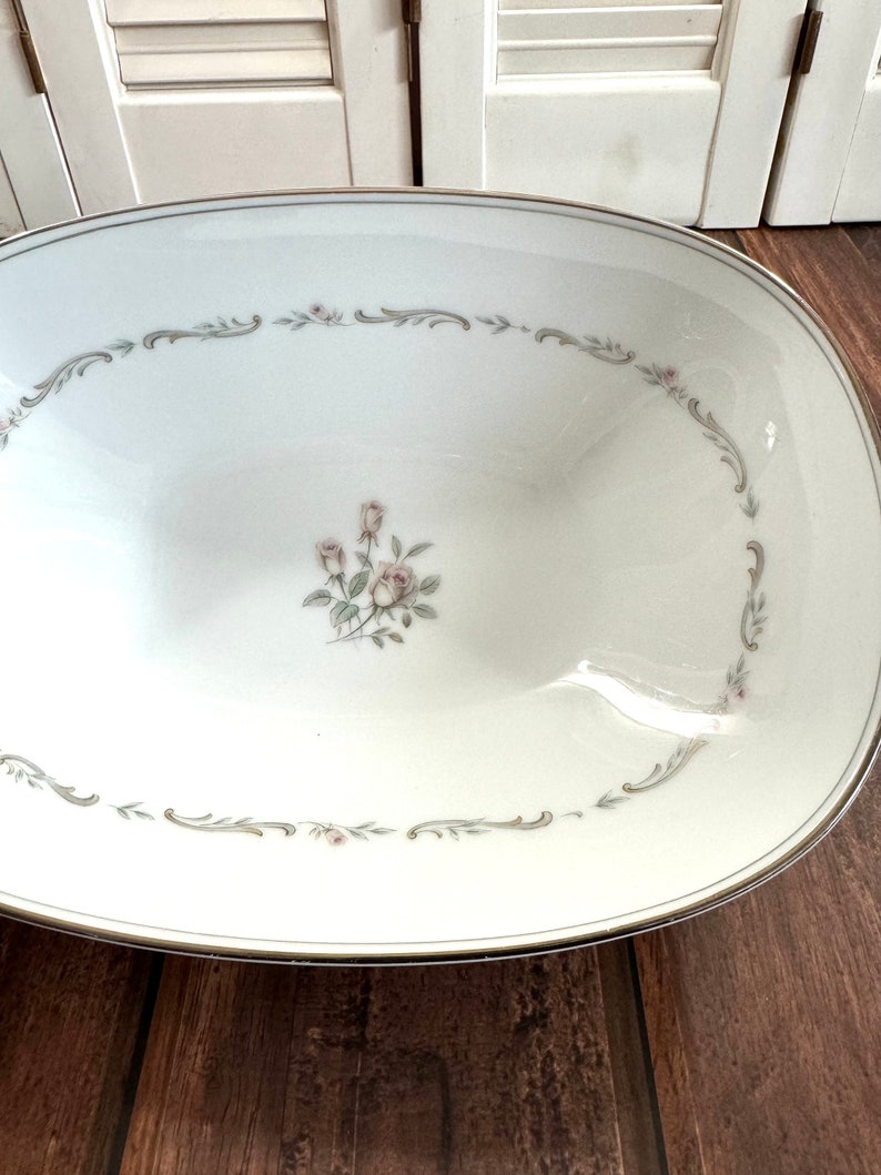 Vintage Noritake China Mayfair Oval Serving Bowl ~ Made in Japan ~ 9 3/ ...