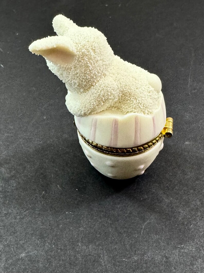 Vintage Department 56 Snowbabies Hinged Box ~ Sunny Side up ~ Year 1999 ...