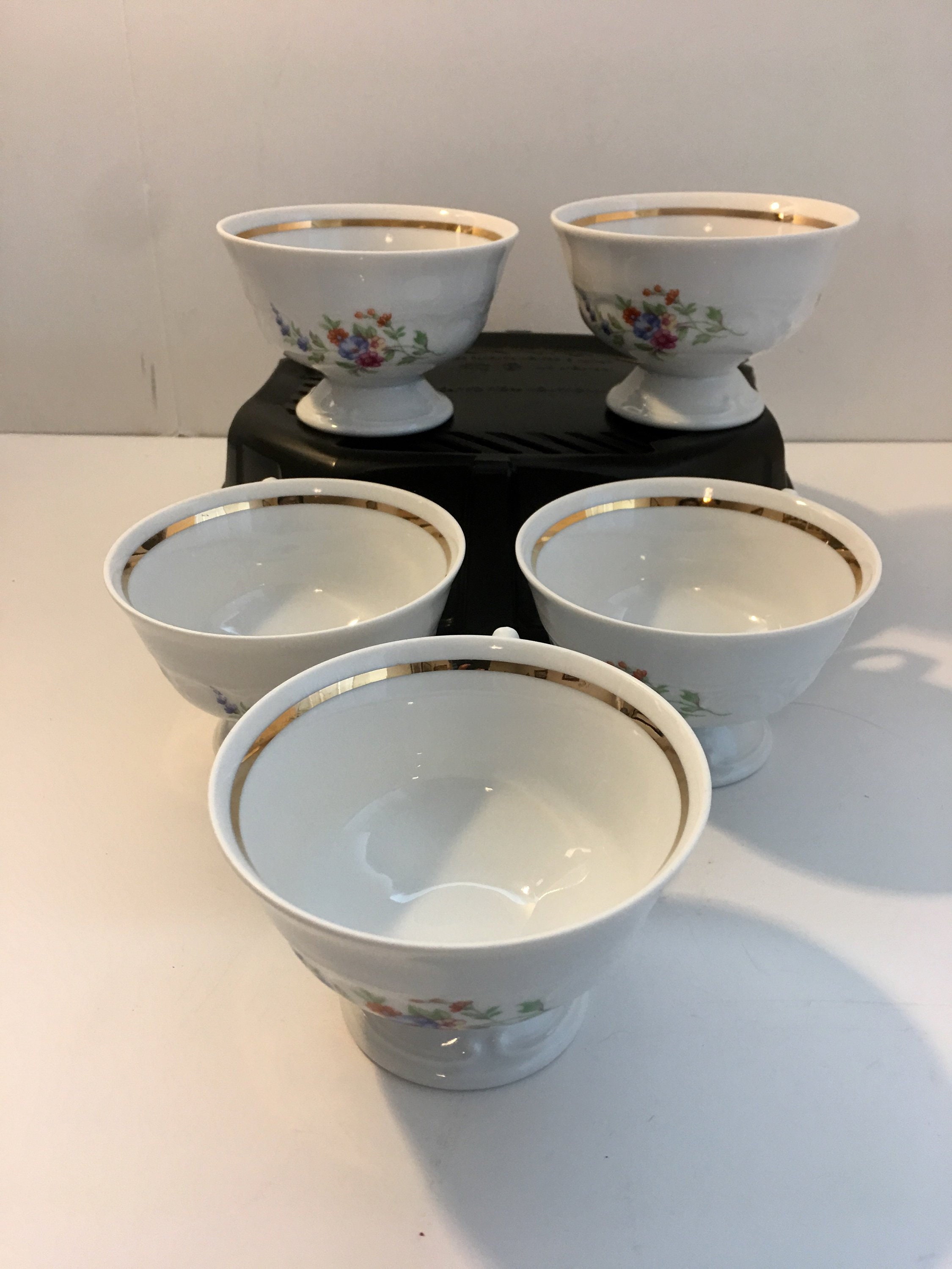 Royal Kent Collection Poland Set of Five Cups White Blue | Etsy