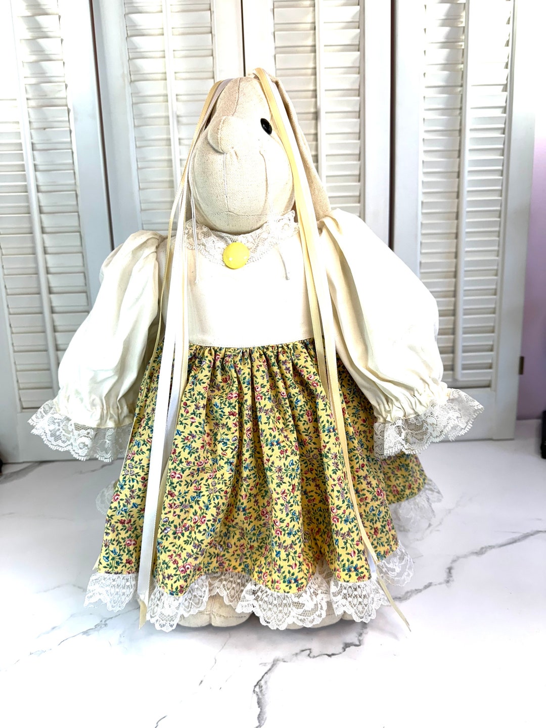 Vintage Anco Rabbit Door Stopper ~ 1995 ~ Stuffed Bunny Rabbit Door ...