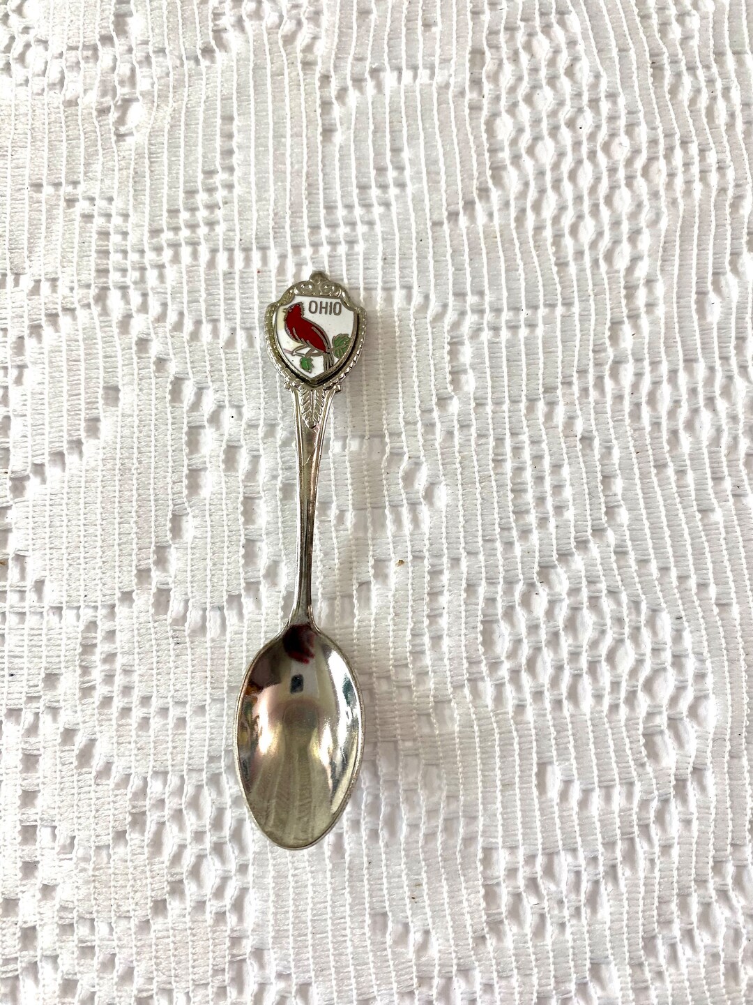 Ohio Souvenir Spoon ~ Red Bird ~ Vintage Collectible Spoon - Etsy
