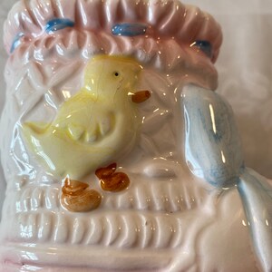 Vintage Boots Planter ~ Nursery Planter ~ Chip on Toe ~ Spider Vein ...