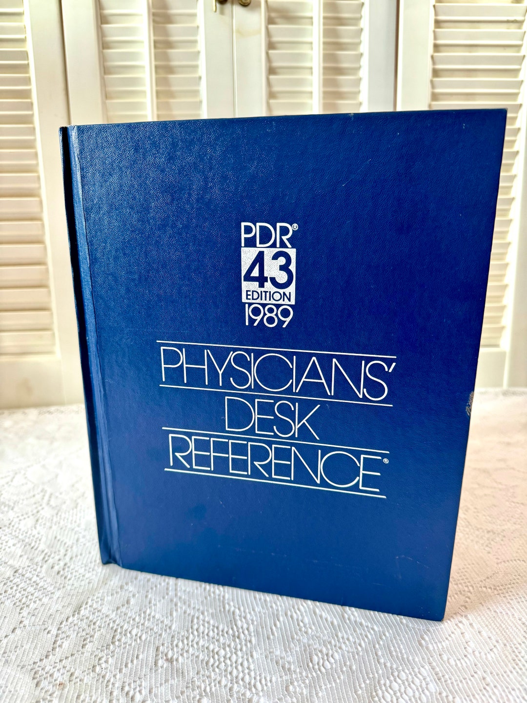 Vintage Book ~ Physicians Desk Reference 1989 43rd Edition PDR ...