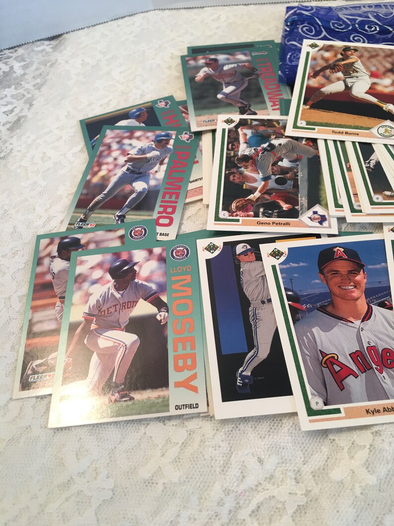 Vintage Baseball Cards Assorted Cards Random Lot Of 50 - Etsy