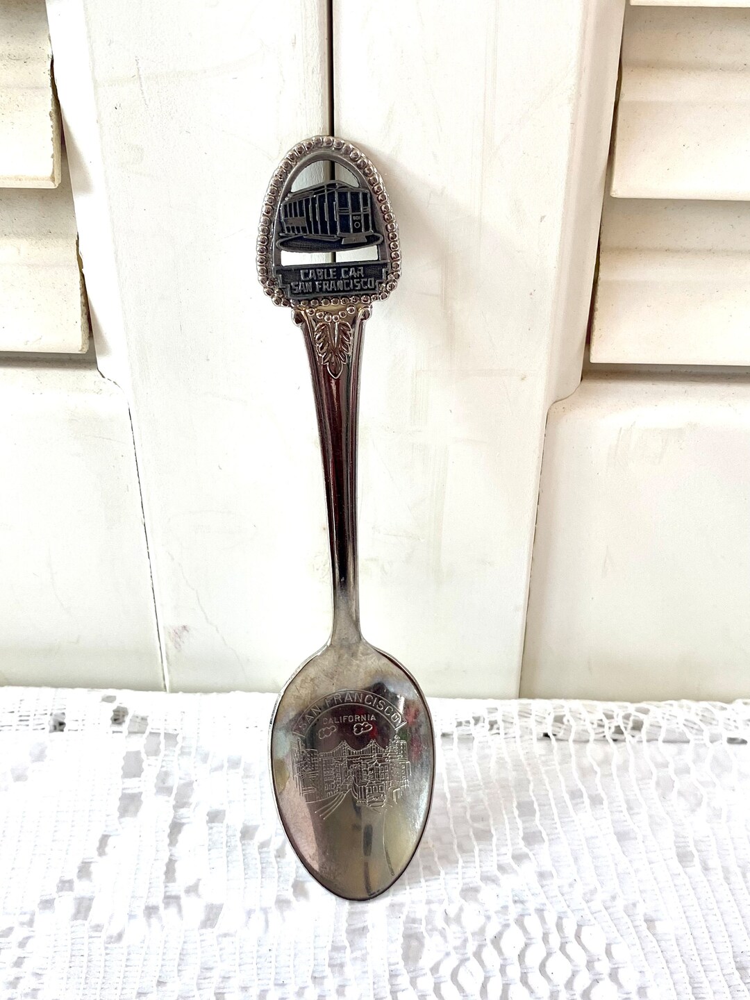San Francisco Cable Car Souvenir Spoon Vintage Collectible - Etsy