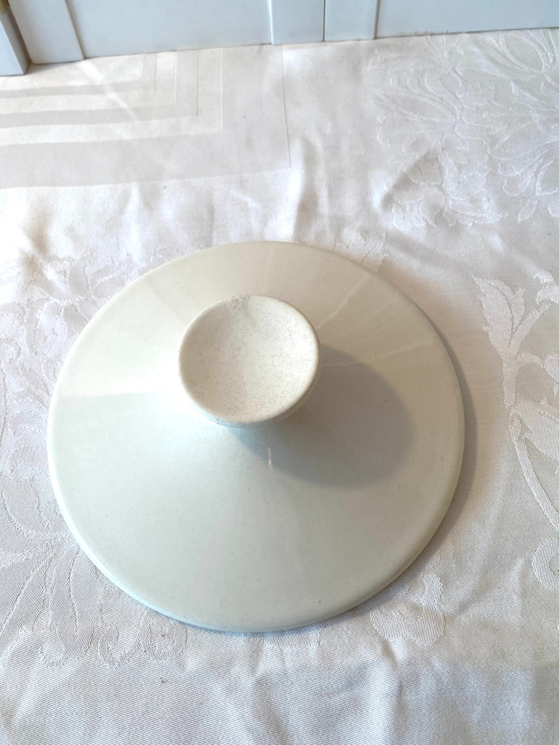 Vintage Cameron Clay Yellow Casserole With Stick Handle ~ Ovenproof USA ...