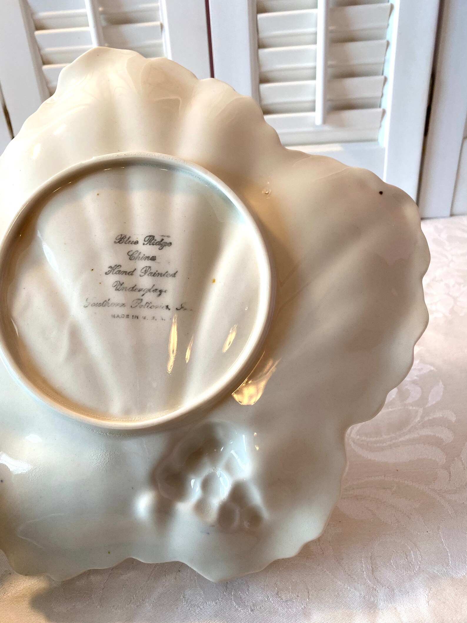 Vintage Blue Ridge China Leaf Plate Southern Pottery Inc. - Etsy