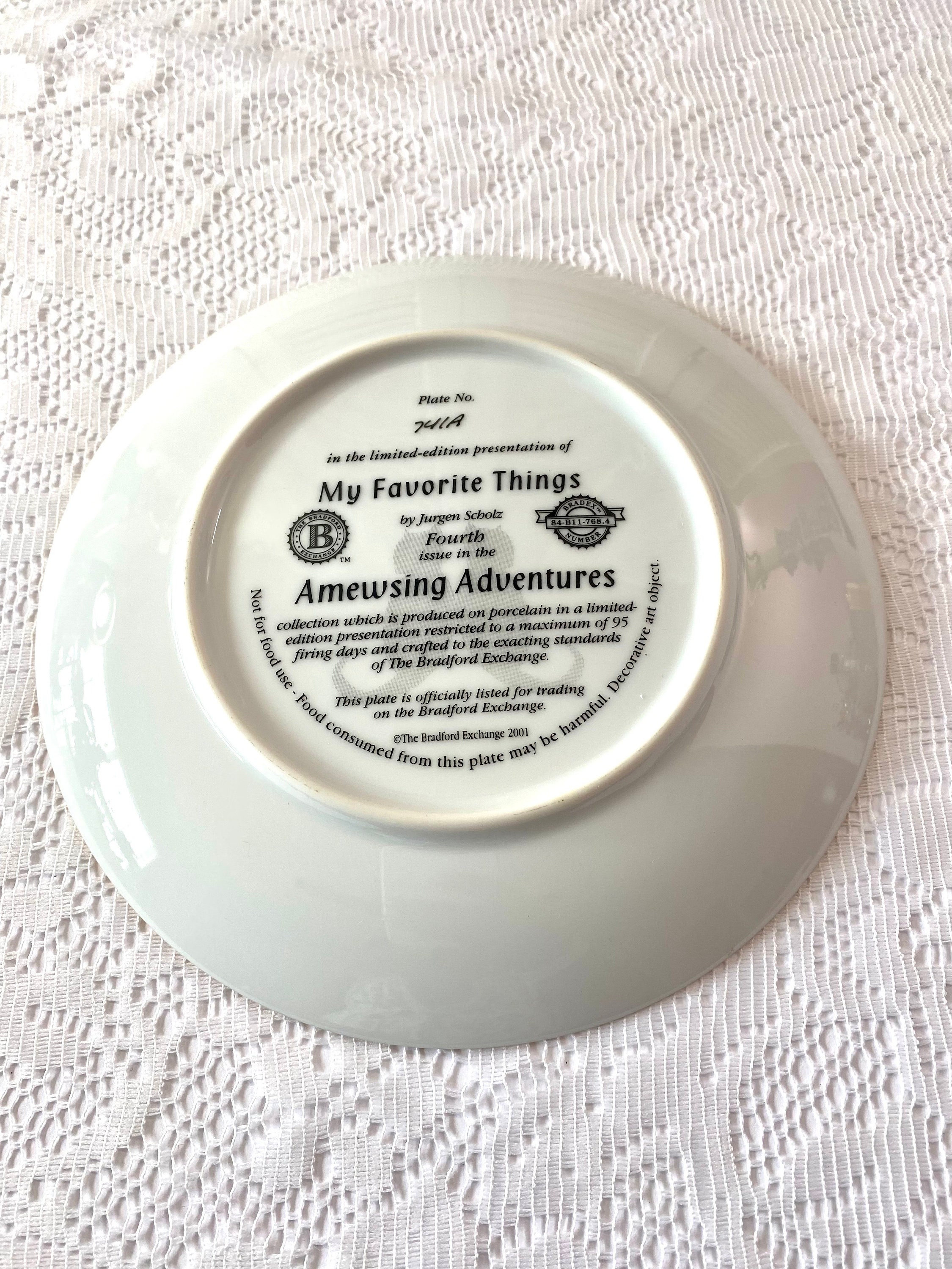 Vintage Collectible Plate ~ My Favorite Things ~ Amewsing Adventures ...