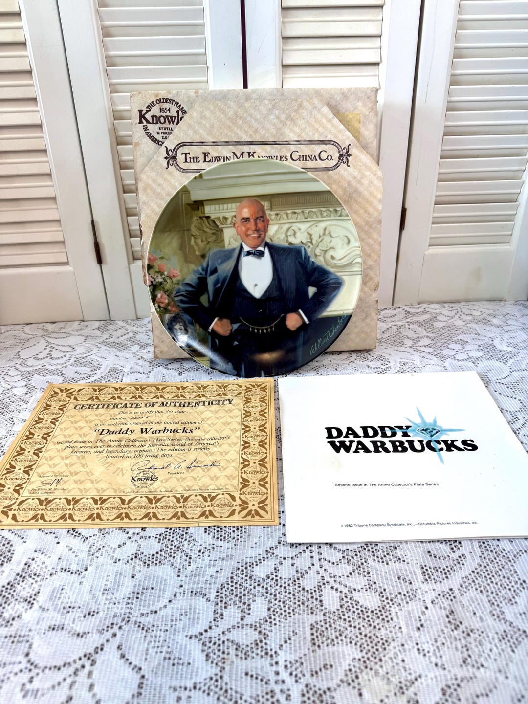 Vintage the Annie Collectors Plate Series Collectible Plate “daddy ...