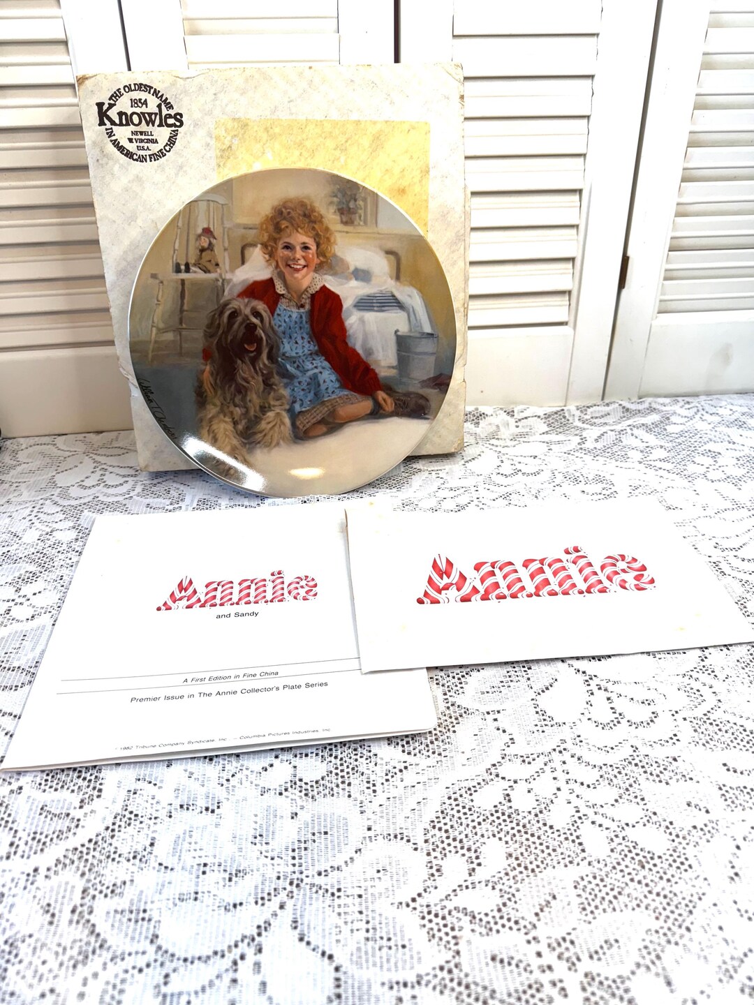 Vintage the Annie Collectors Plate Series Collectible Plate “annie and ...