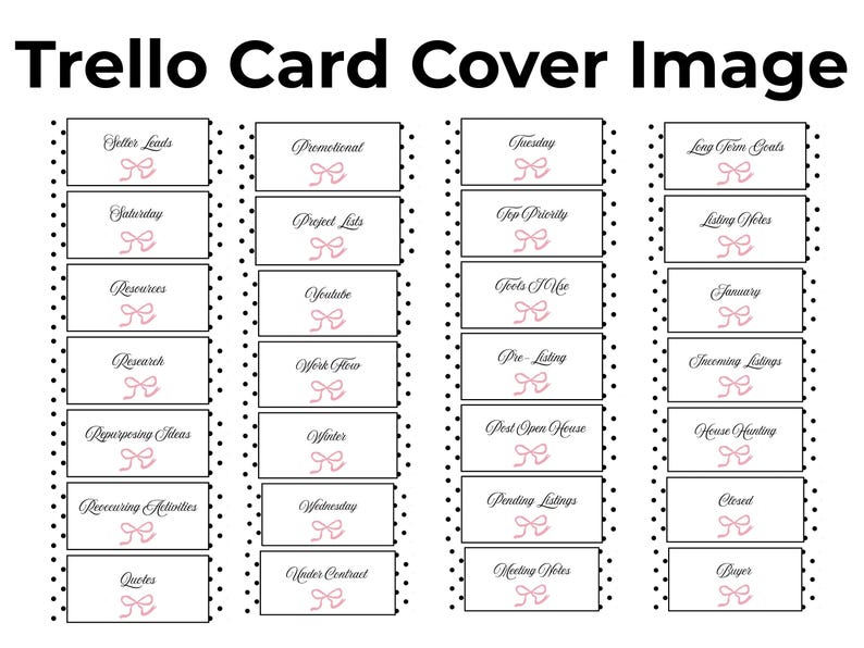 Trello Card Covers for REALTORS | Board Card Covers | REALTOR ...