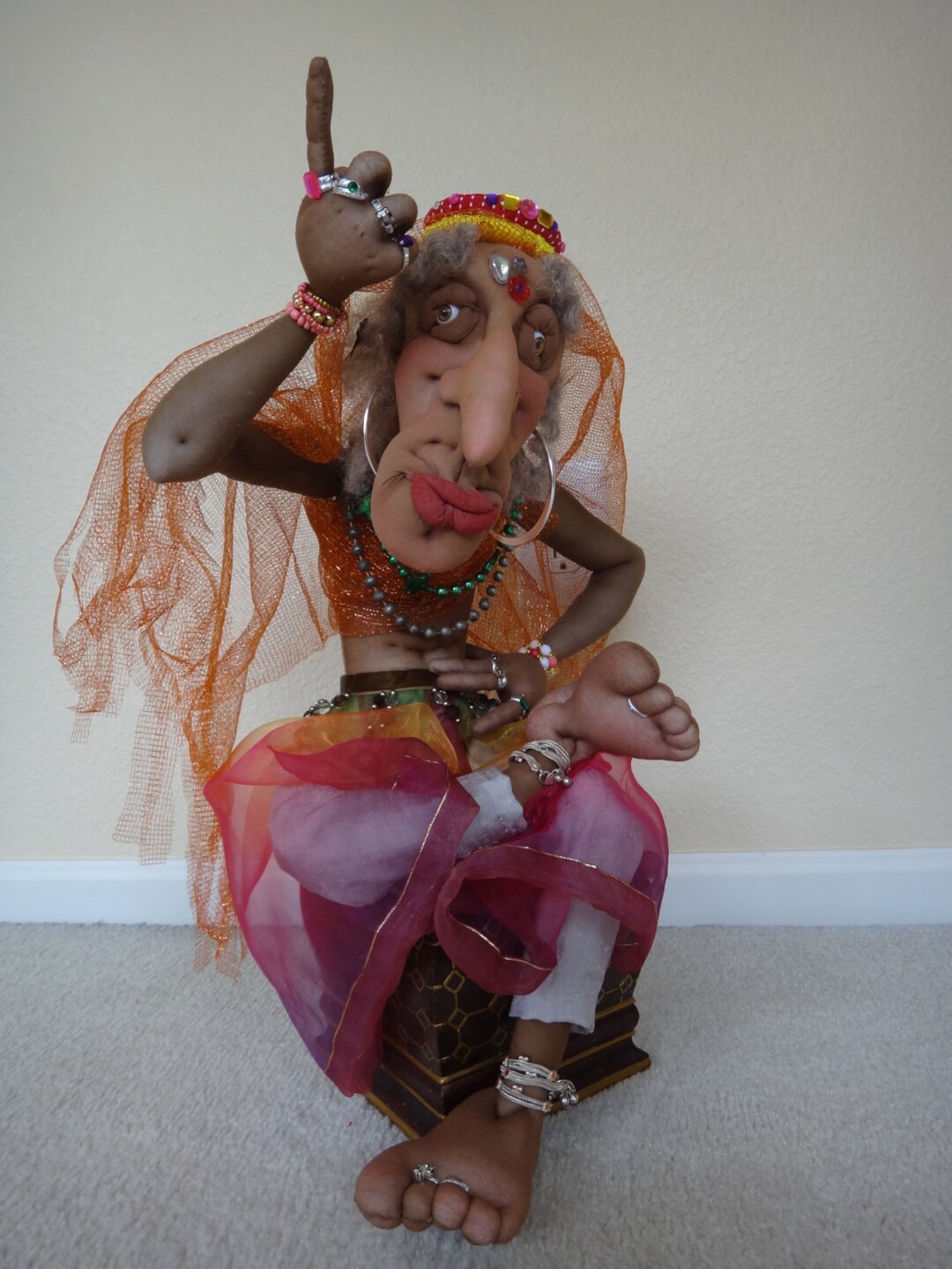 Handmade Collection Art Doll “yogi. Wisdom. Health.”, OOAK “magic of ...