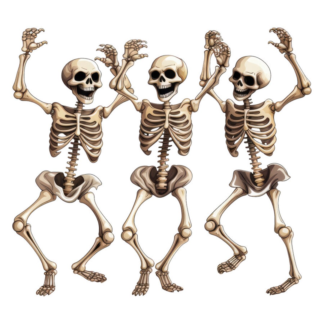 Halloween Skeletons 100% Cotton Fabric Panel Square Small - Etsy