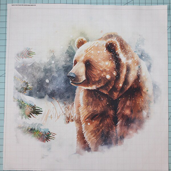 Black Bear Quilting Panels - Etsy
