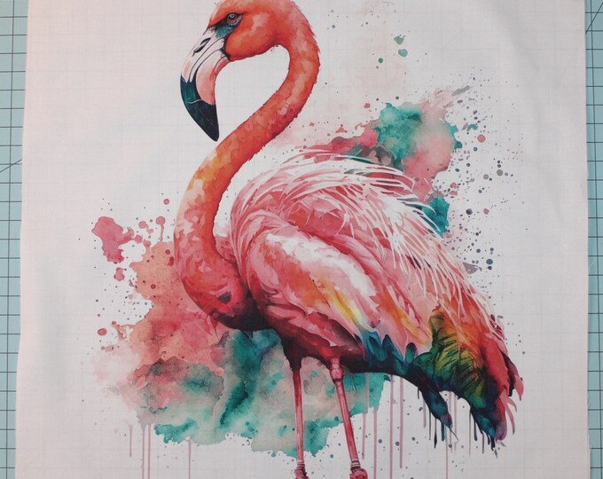 Paintbrush Studio Fabulous Flamingos 25 X 43.5 Flamingo Panel Multi ...