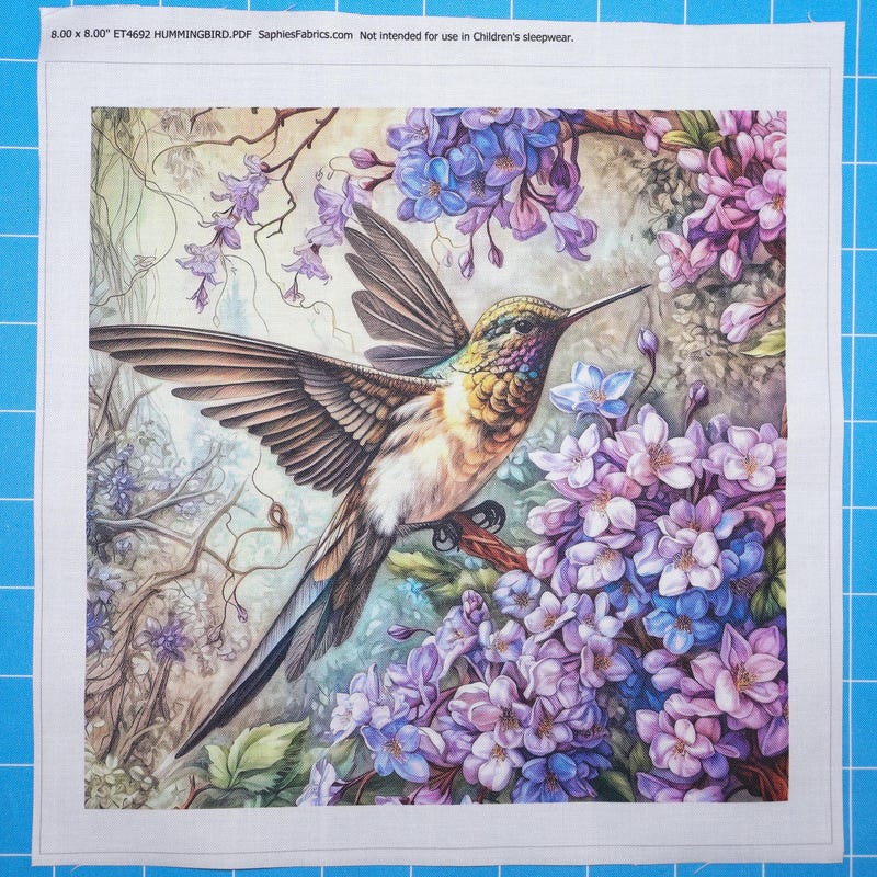 Hummingbird Quilt - Etsy