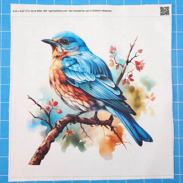 Bluebird Fabric - Etsy