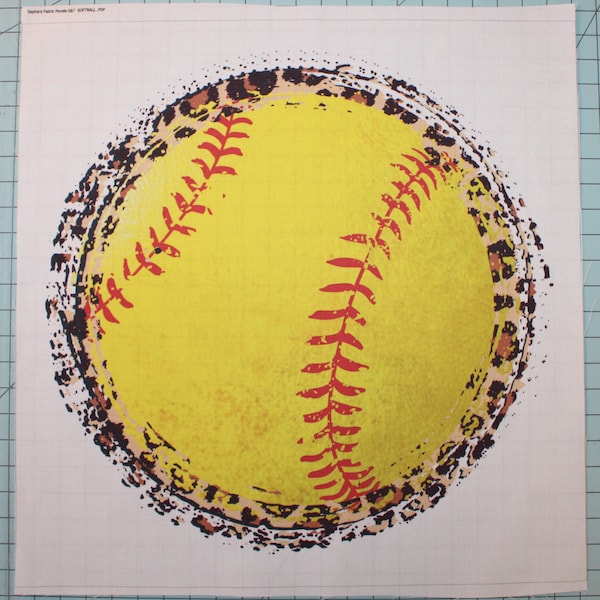 Softball Quilting Fabric - Etsy