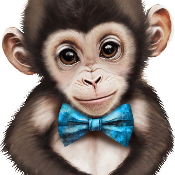 Monkey Bow - Etsy