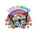 Life is Good 100% Cotton Fabric Panel Square Small Quilting Sewing ...