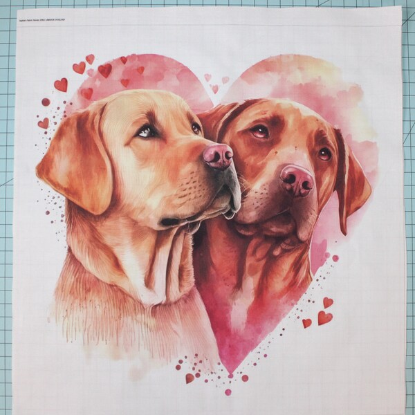 Labrador Dogs Fabric - Etsy