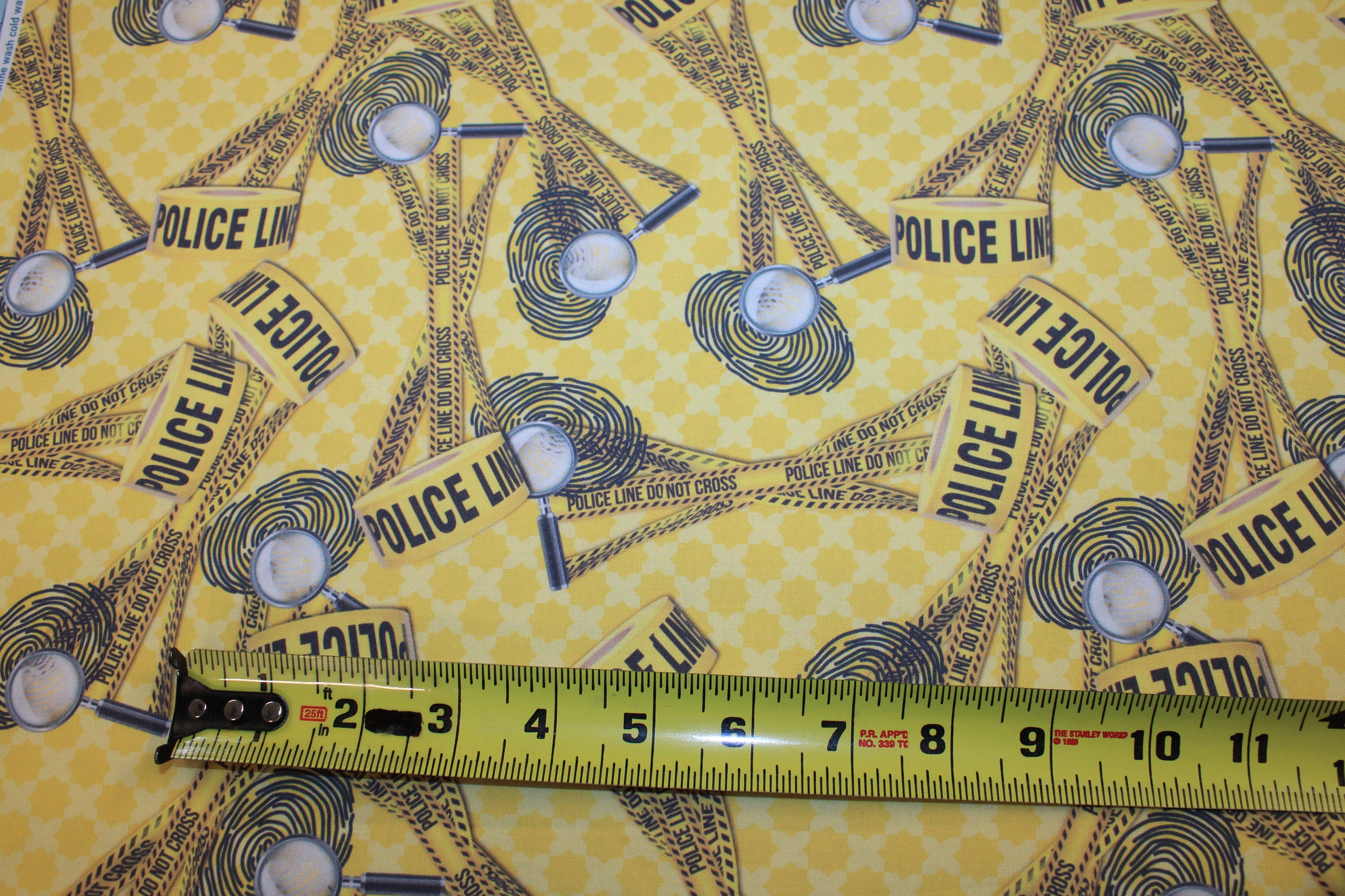 Materials Large Scale Police Officer Crime Scene Tape Yellow Blue ...