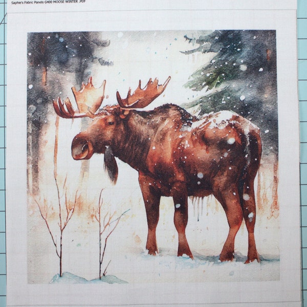 Moose Fabric - Etsy