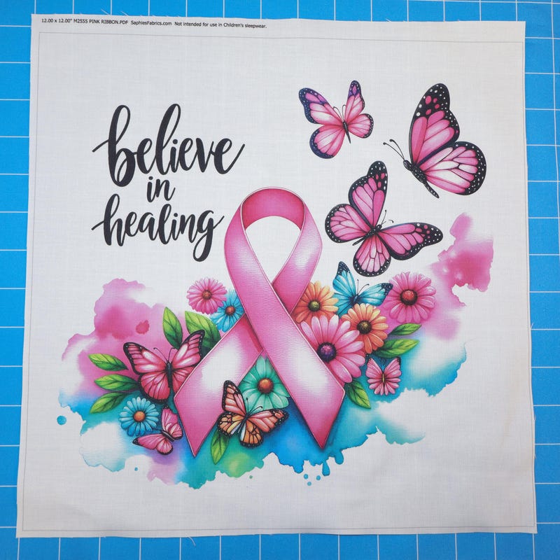 Breast Cancer Fabric - Etsy