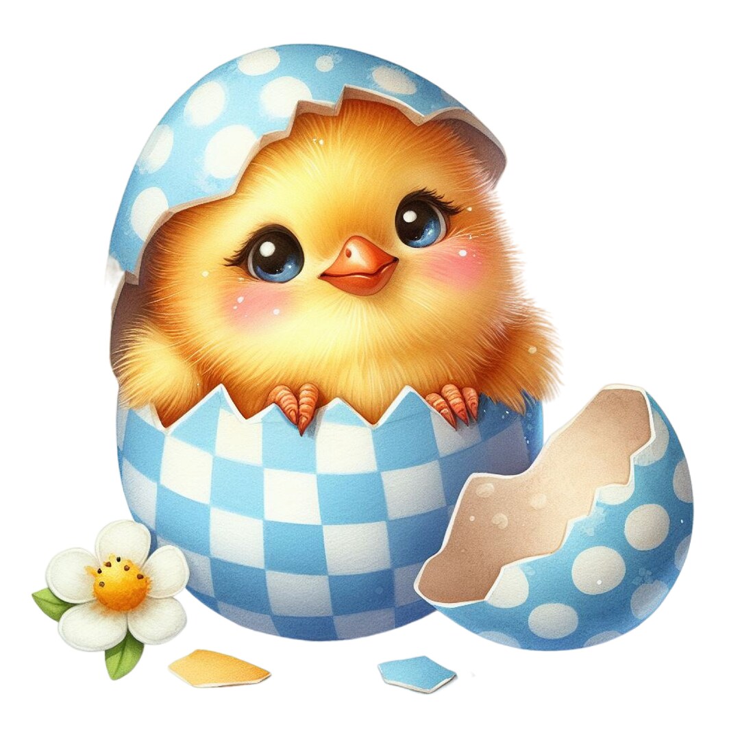 Hatching Chick 100% Cotton Fabric Panel Square Small Sewing Quilting ...