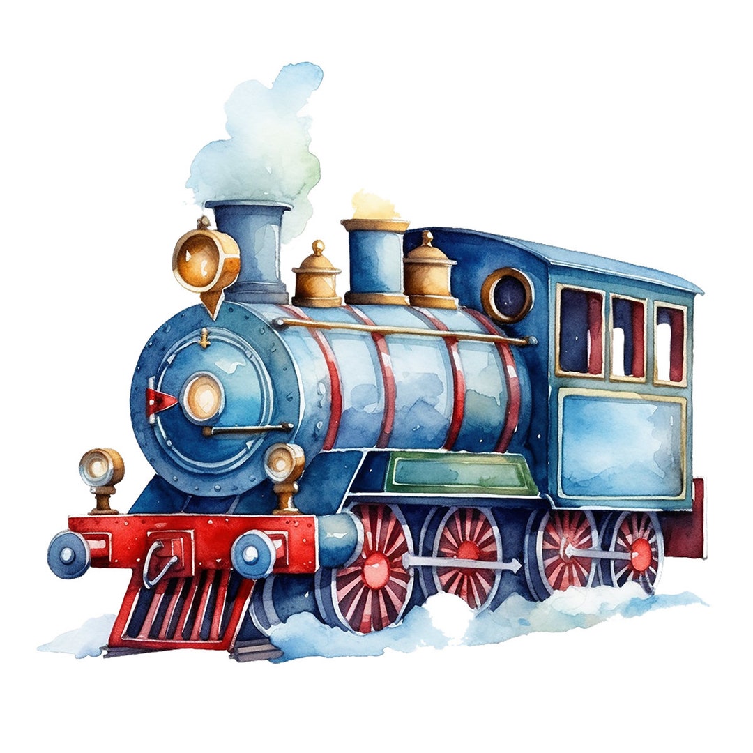 Train 100% Cotton Fabric Panel Square Small Sewing Quilting Block - Etsy