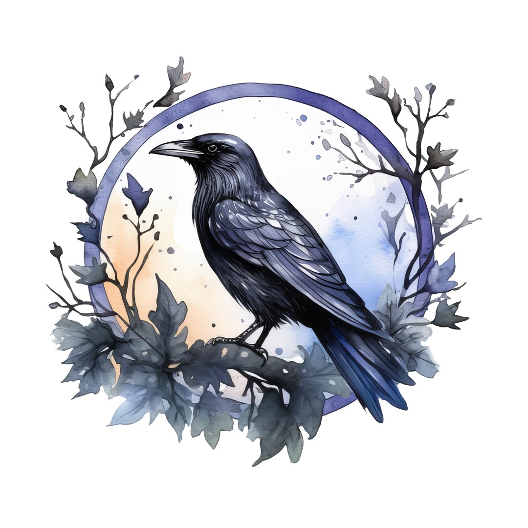 Raven 100% Cotton Fabric Panel Square Small Sewing Quilting Block ET324 ...