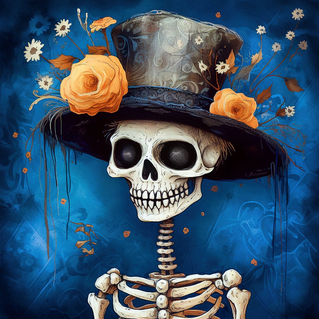 Skeleton 100% Cotton Fabric Panel Square Small Sewing Quilting Block - Etsy