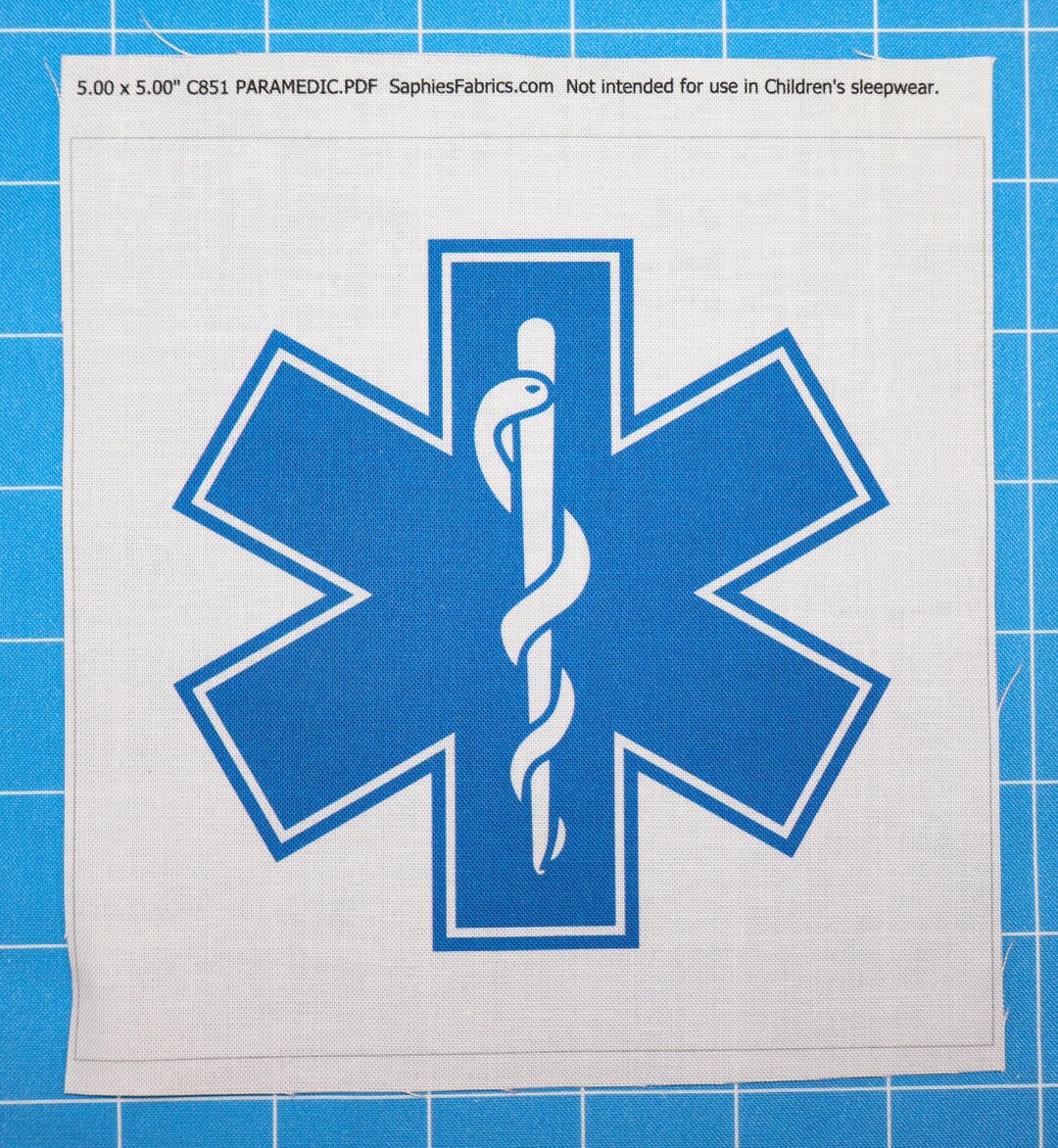 EMT 100% Cotton Fabric Panel Block | Small Sewing Quilting Square C851 ...