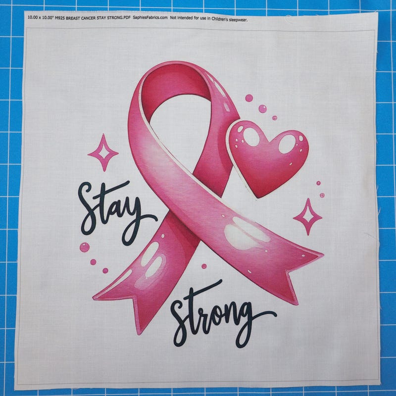 Breast Cancer Fabric - Etsy
