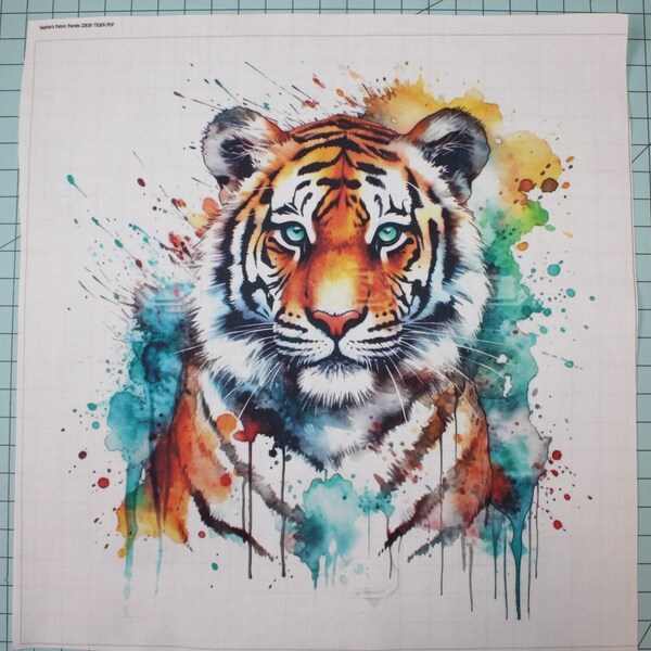 Tiger Quilt Panel - Etsy