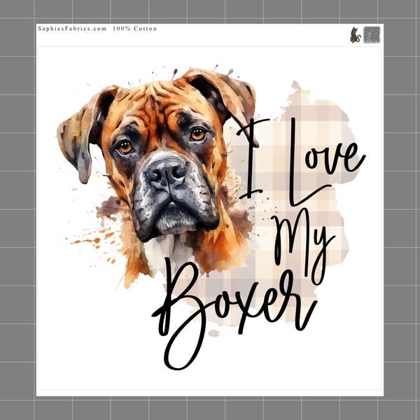 I Love My Boxer - Etsy