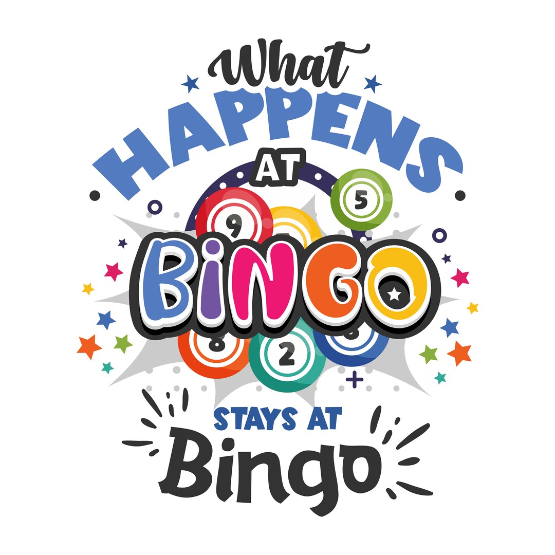 What Happens at Bingo Stays at Bingo 100% Cotton Small Fabric - Etsy