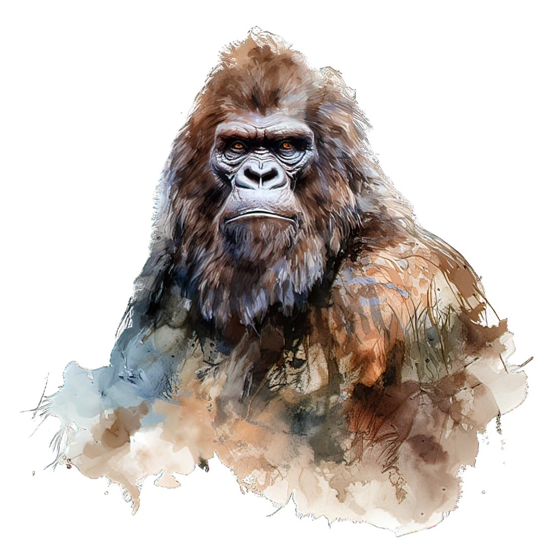 Bigfoot Sasquatch 100% Cotton Fabric Panel Square Small - Etsy