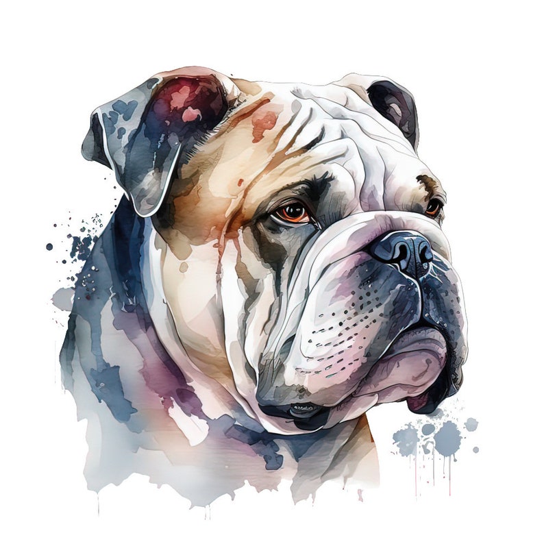 Bulldog 100% Cotton Fabric Panel Square Quilting Sewing - Etsy