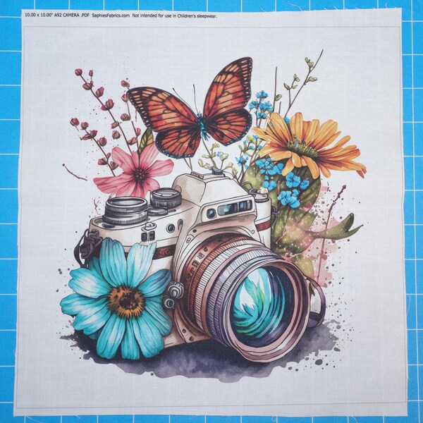 Camera Quilt Fabric - Etsy